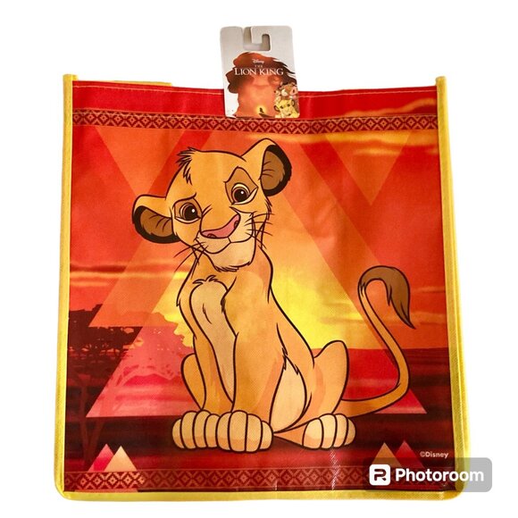 Disney | Bags | Disney Simba The Lion King Shopper Tote Bag Hakuna ...